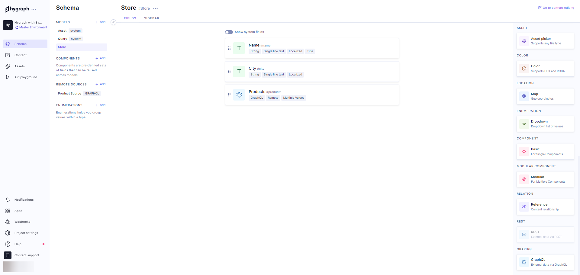 How to implement federated content in Hygraph and Svelte | Hygraph