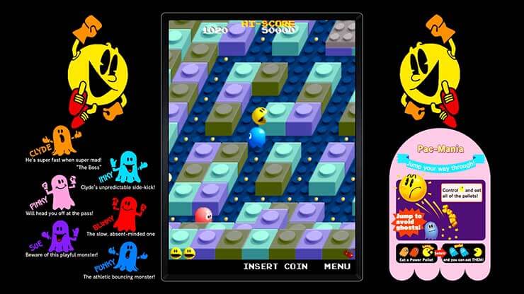 PLAY CLASSIC AND RARE GAMES IN A VIRTUAL ARCADE IN PAC-MAN MUSEUM+ ...