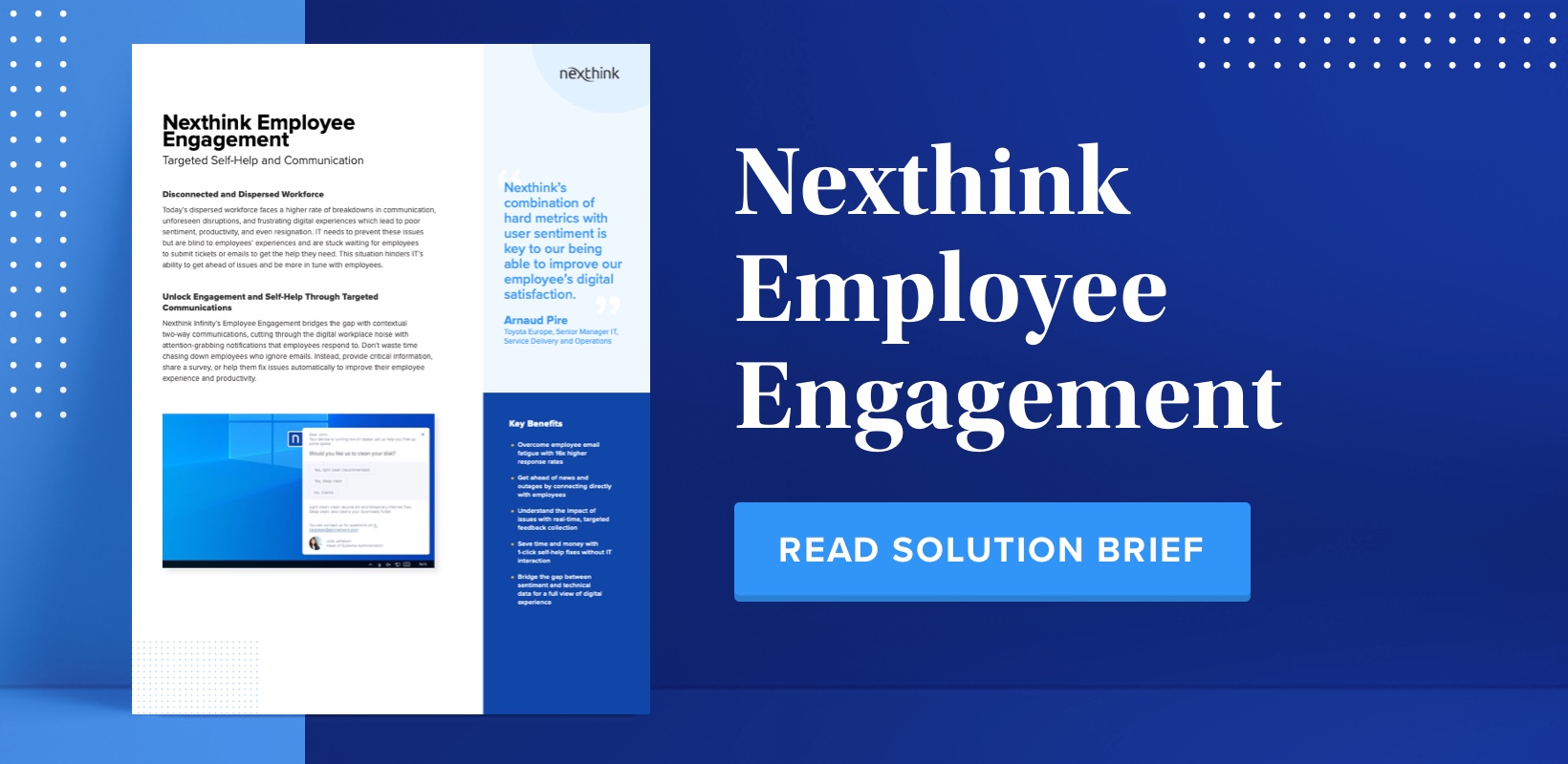 Nexthink Employee Engagement | Nexthink