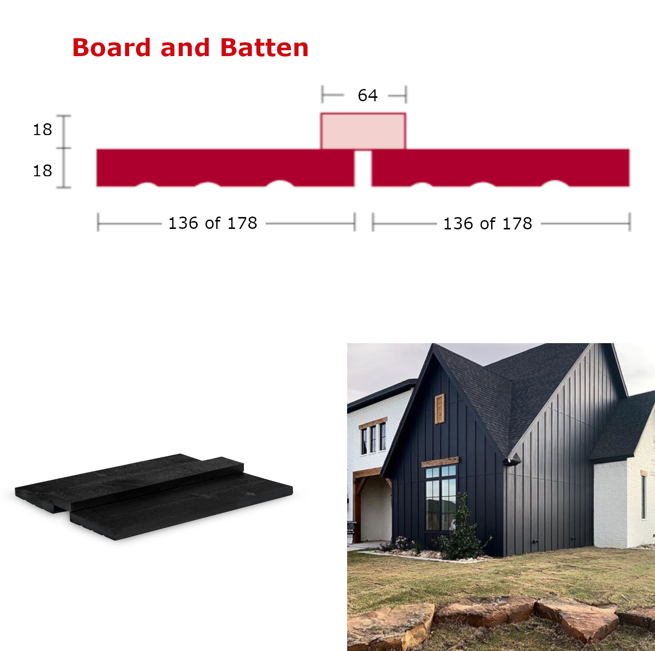 Cape Cod Board and Batten houten gevelbekleding