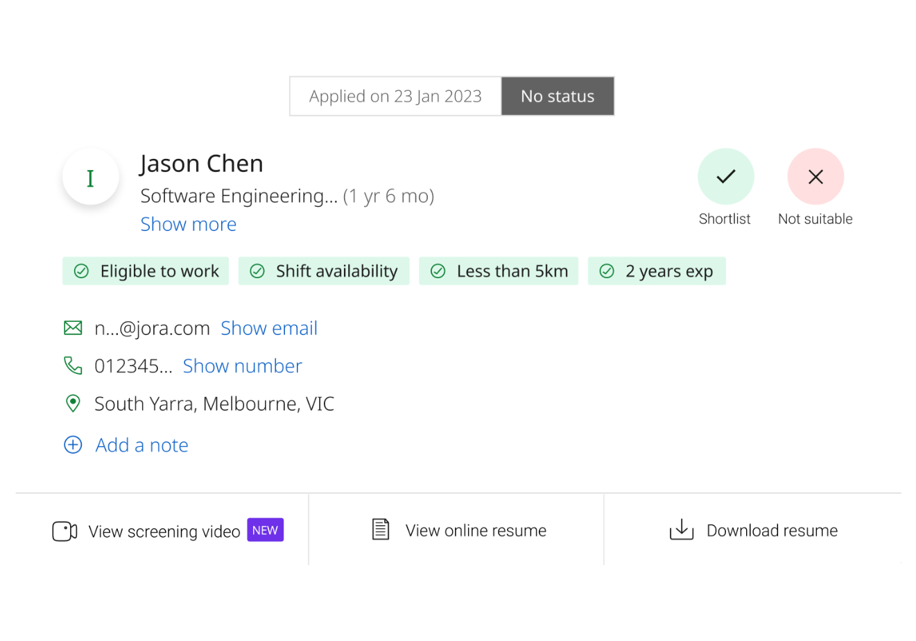 How to use video screening for candidates | Jora