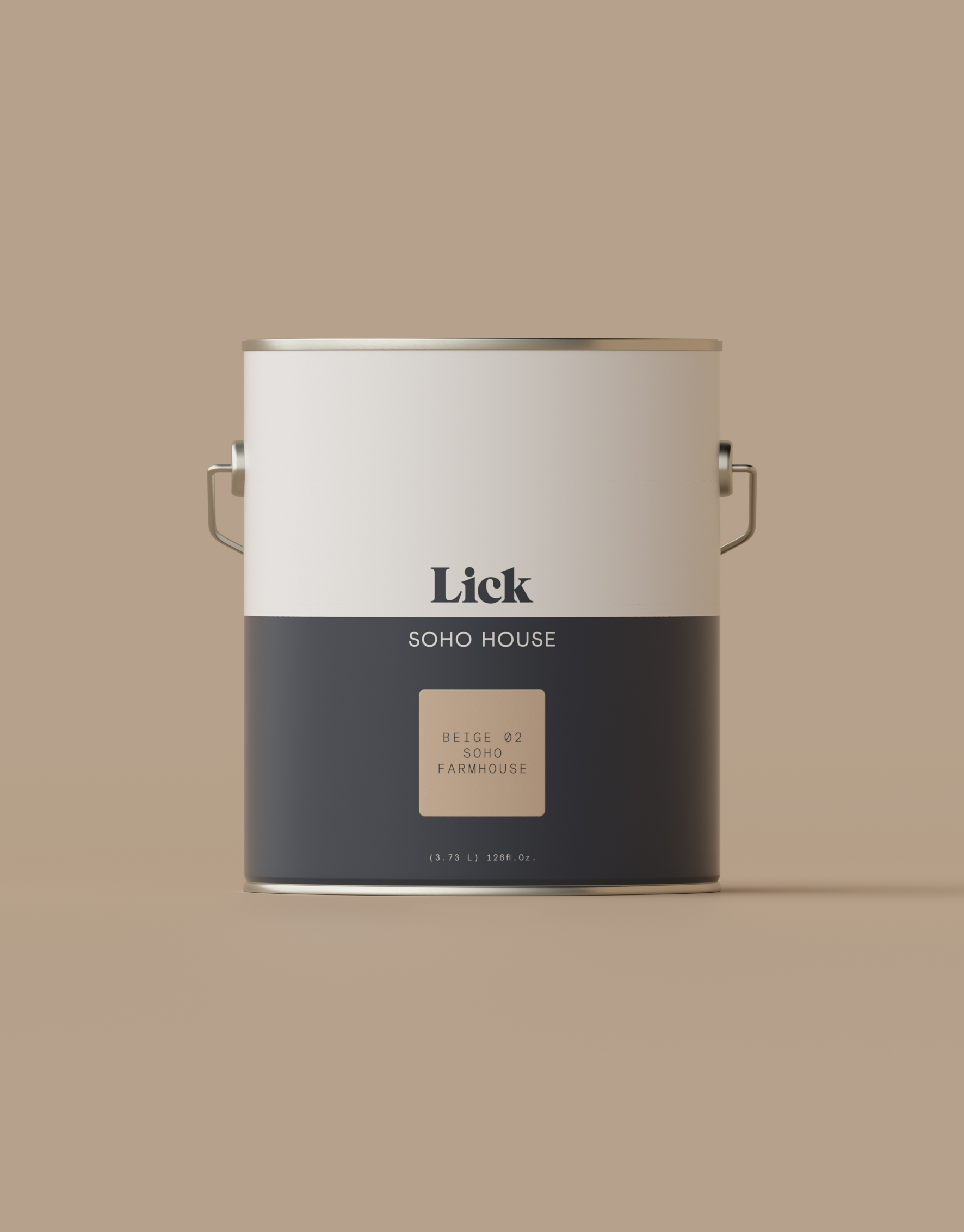 Beige 02: Light Brown Beige Paint - Matt Interior Paint | Lick
