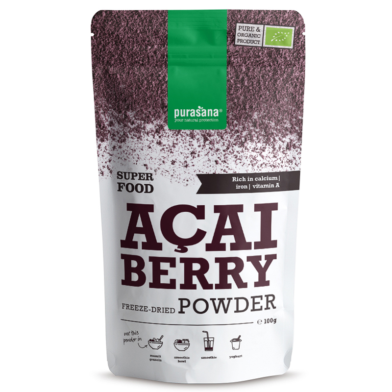 Acai Pulver bestellen | Acai Beeren Pulver Bio