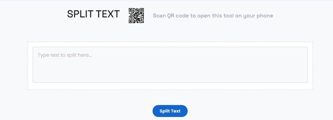 Text splitter generator online - convertor tools?