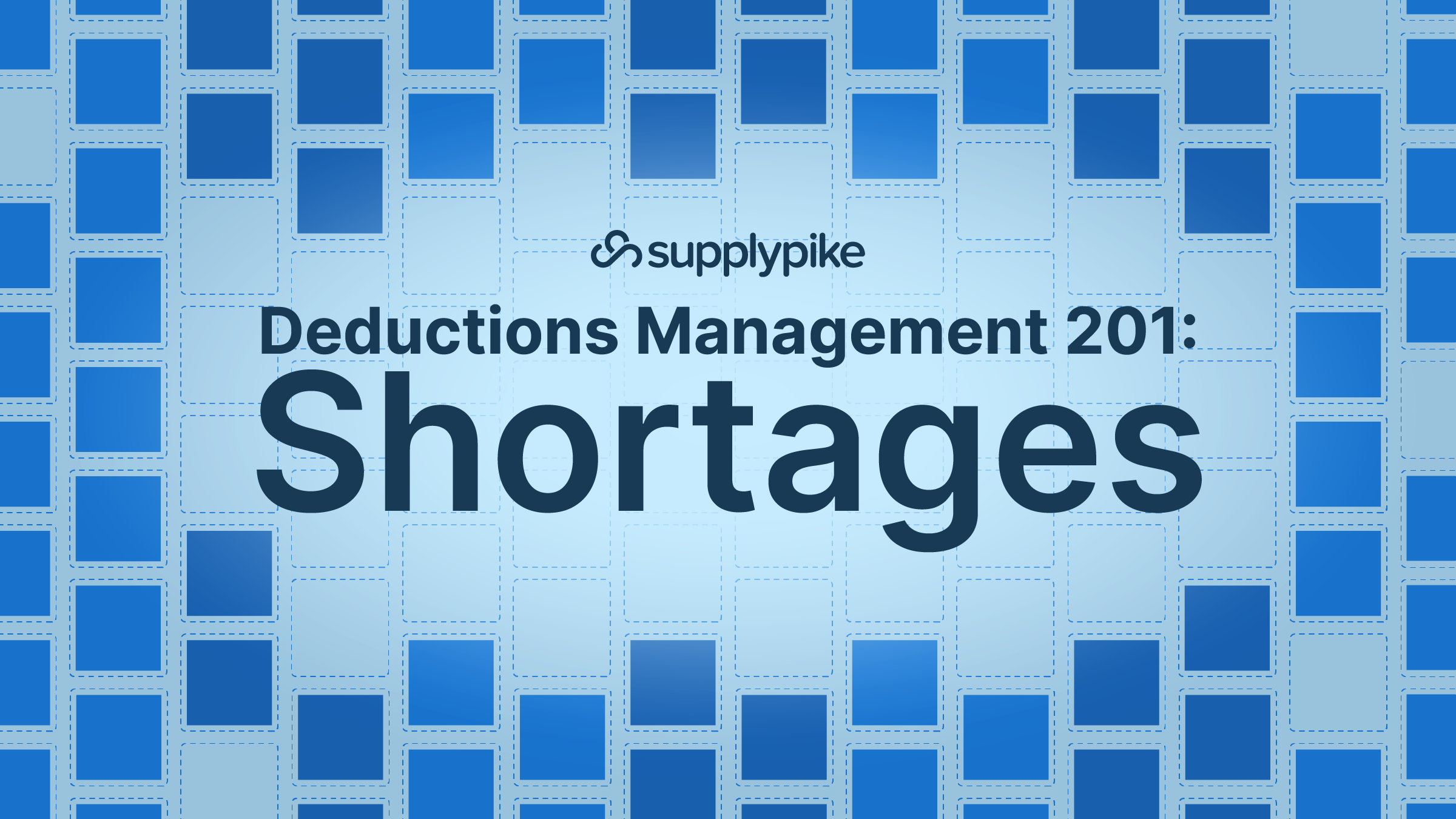 Deductions Management 201 SupplierWiki