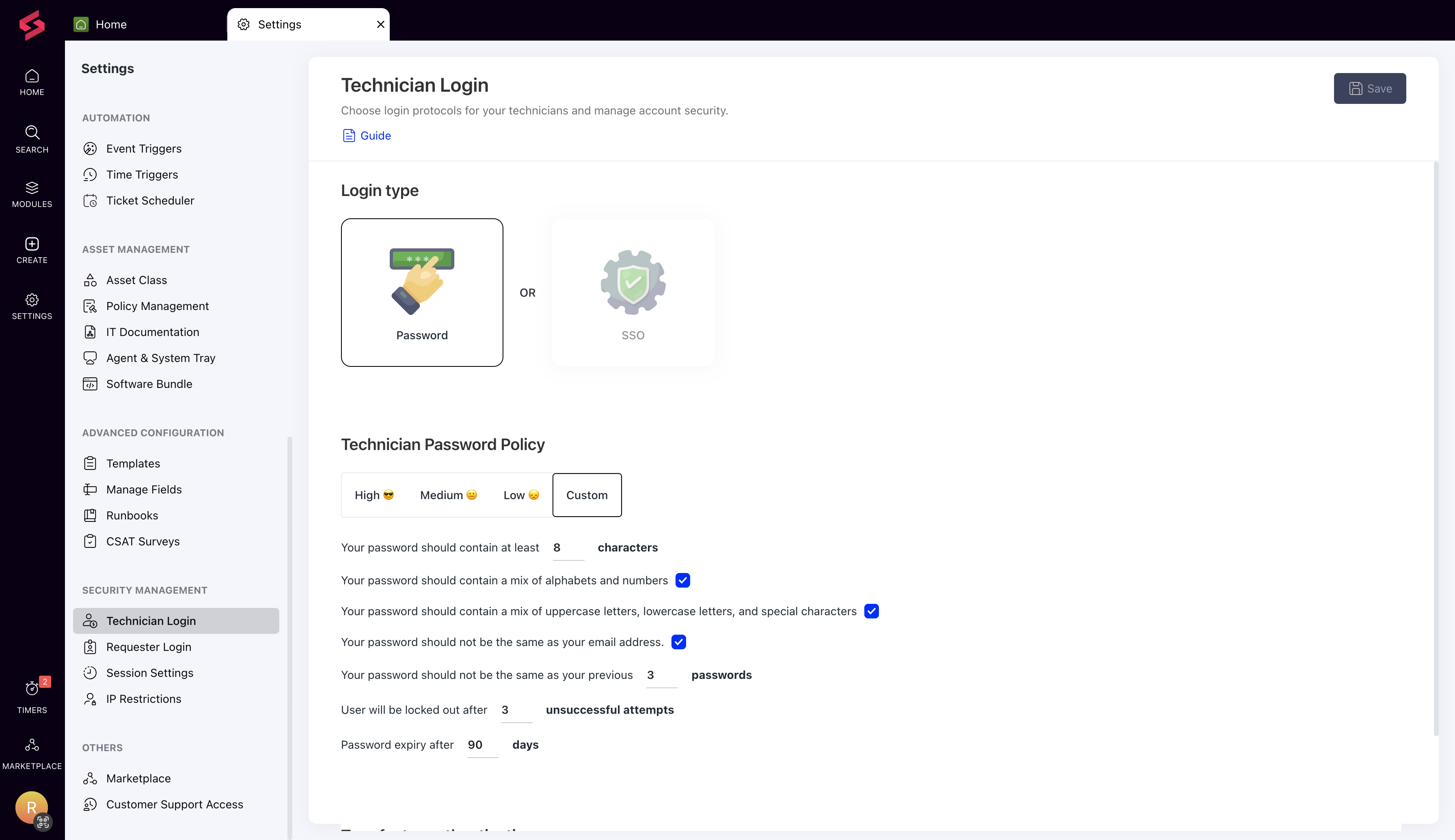 PSA-RMM Software for Healthcare
