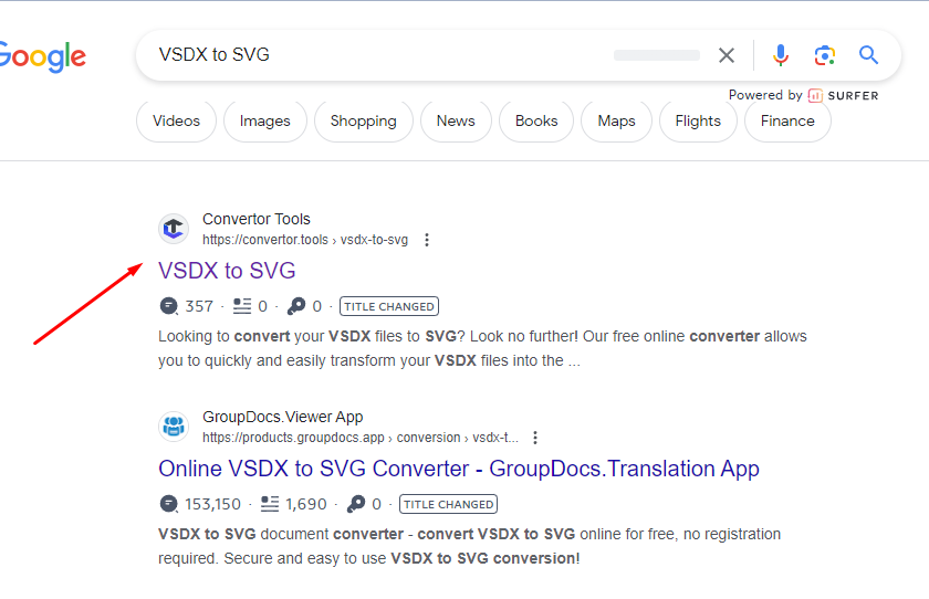 How to convert VSDX TO SVG