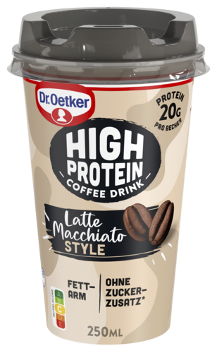 High Protein Coffee Drink - Latte Macchiato Style - High Protein | Dr ...
