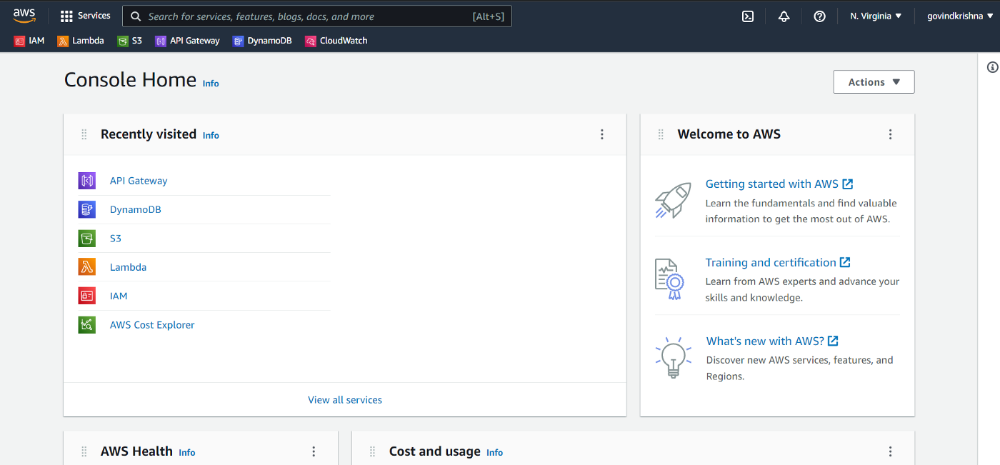 Getting Started with AWS