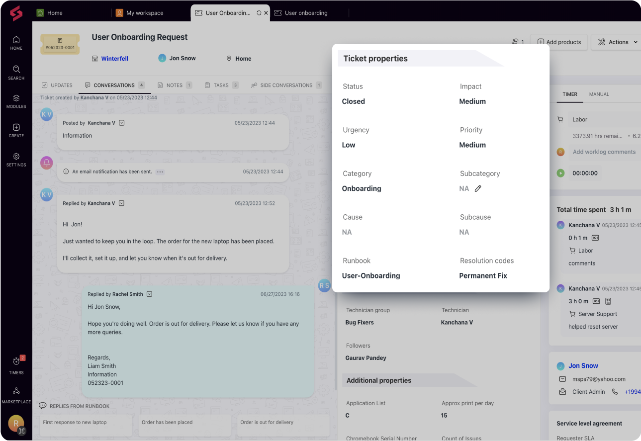 Service Desk software for MSPs | Best MSP ticketing solution - SuperOps.ai