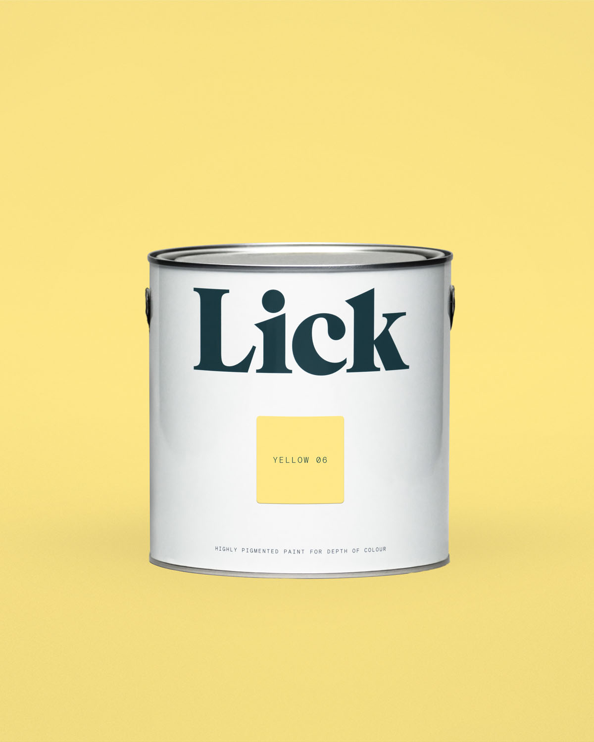 Yellow 06: Daffodil Yellow Paint - Matt Emulsion Paint | Lick