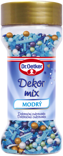 Dekor mix modrý - Produkty