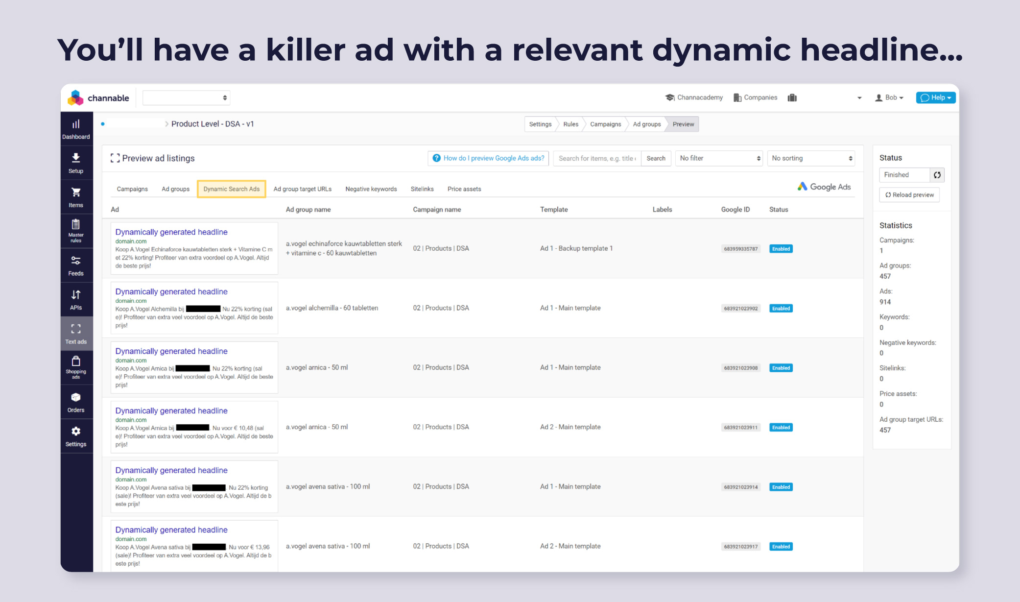 Next Level eCommerce: Mastering dynamic feed-based campaigns