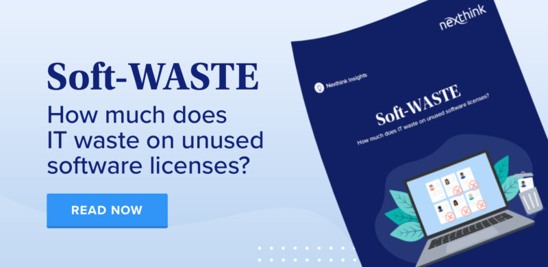 How Much Does IT Waste on Unused Software Licenses? | Nexthink