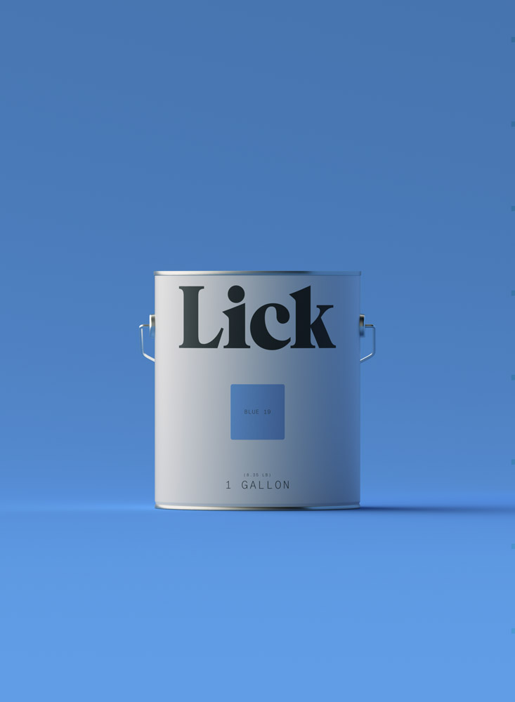 Blue 19: Cool Blue Paint - Eggshell Interior Paint | Lick