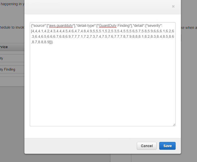Using Amazon GuardDuty: CloudWatch Alerts