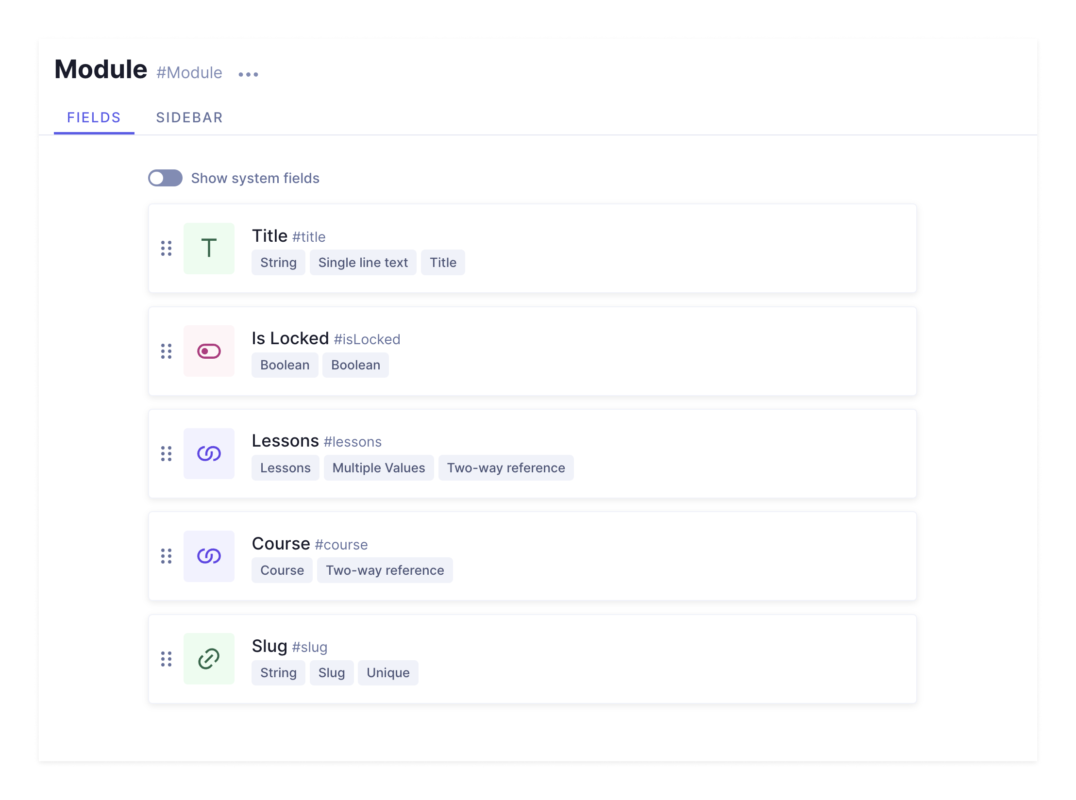 Building a learning platform: The schema | Hygraph