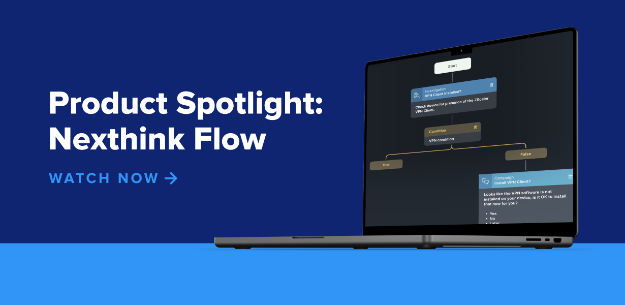 Product Spotlight: Nexthink Flow | Nexthink