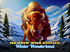 Majestic Wild Buffalo - Winter Wonderland slot game - Play the Majestic Wild Buffalo - Winter ...