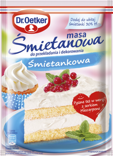 Masa śmietanowa Śmietankowa - Masy śmietanowe | Dr. Oetker
