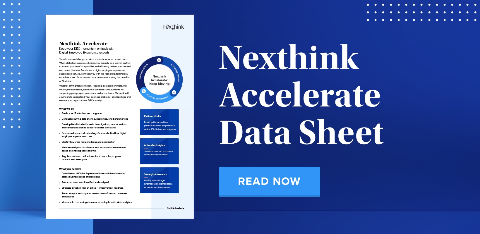 Nexthink Accelerate | Nexthink