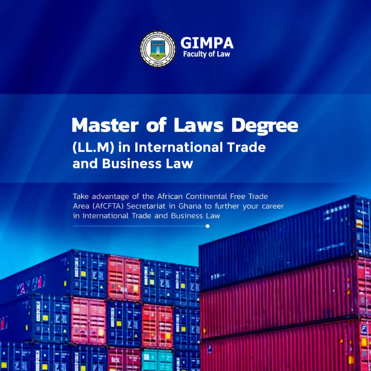 GIMPA OPENS LLM APPLICATIONS: FORMS AND PROGRAM CONTENT AVAILABLE HERE ...