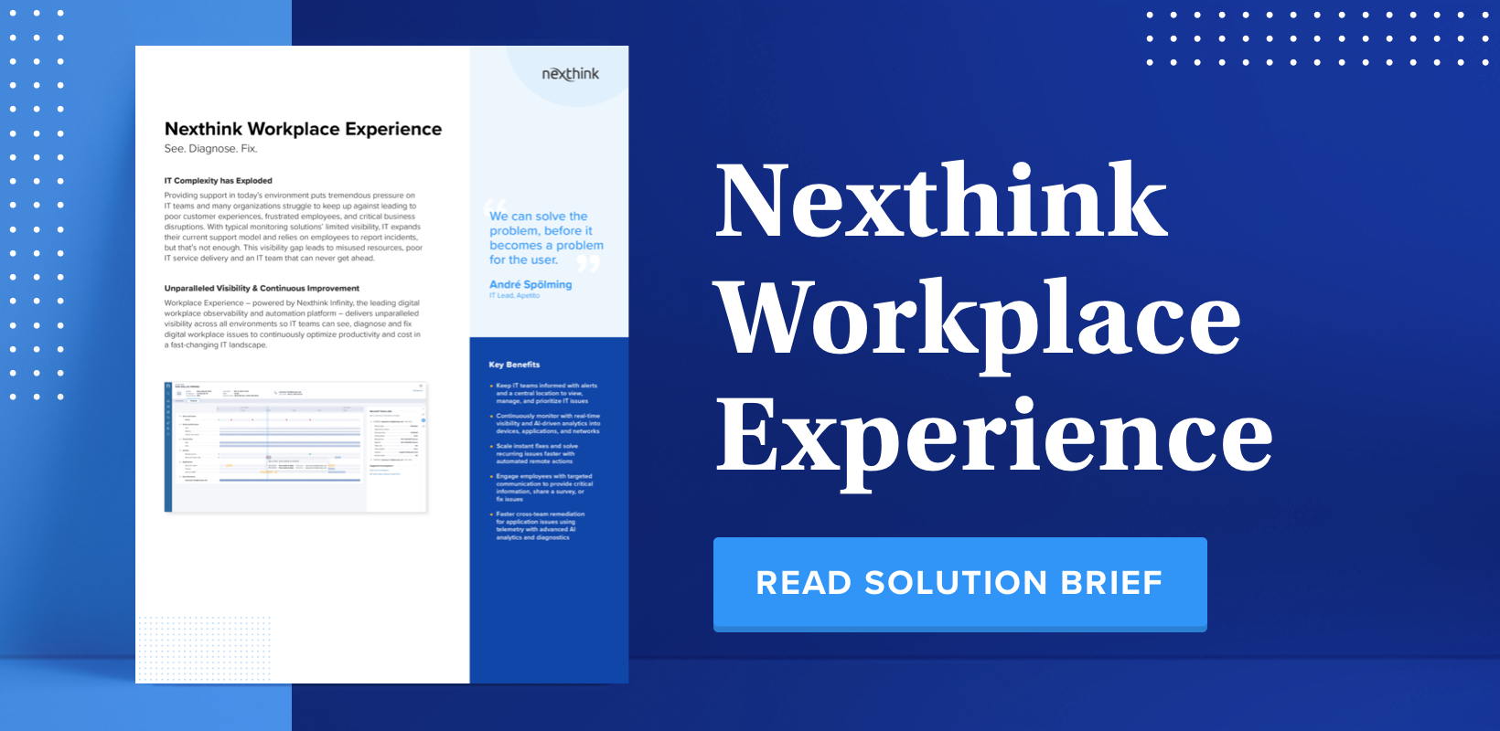Nexthink Workplace Experience | Nexthink