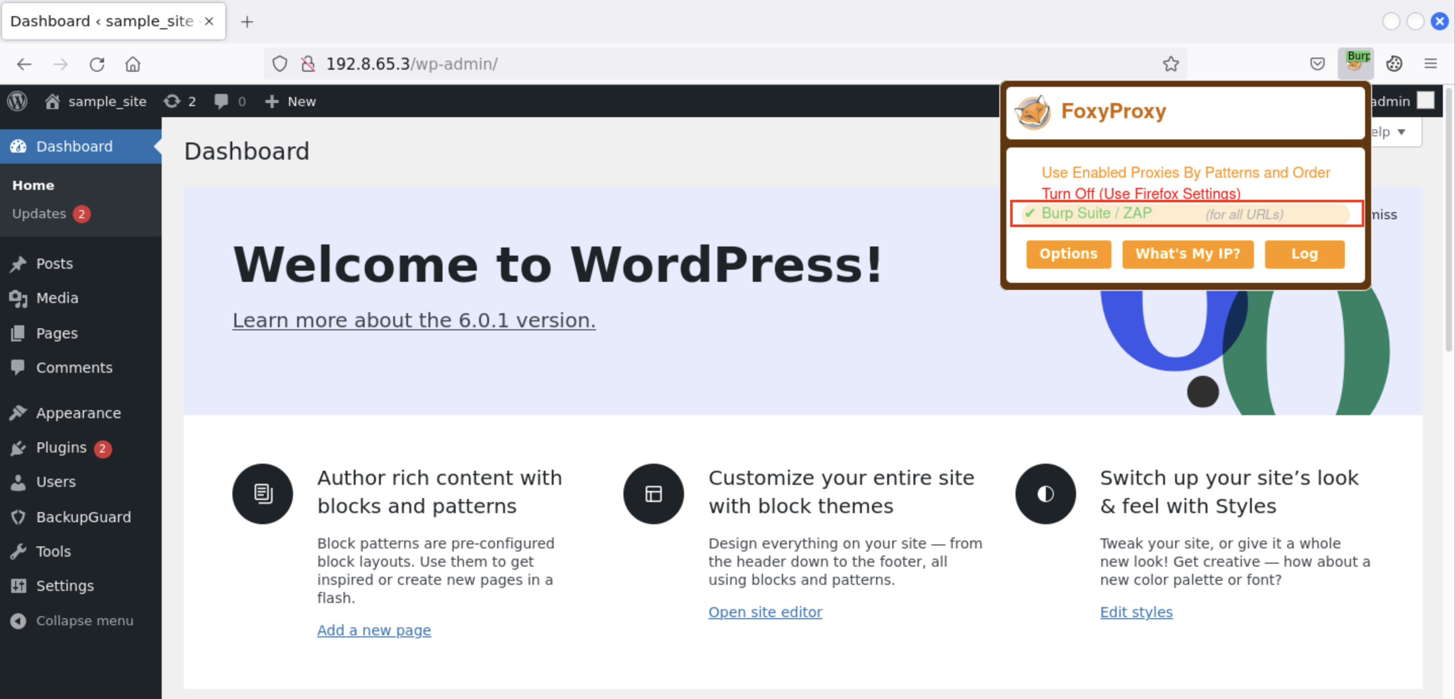 Lab Walkthrough - WordPress Plugin Backup Guard RCE