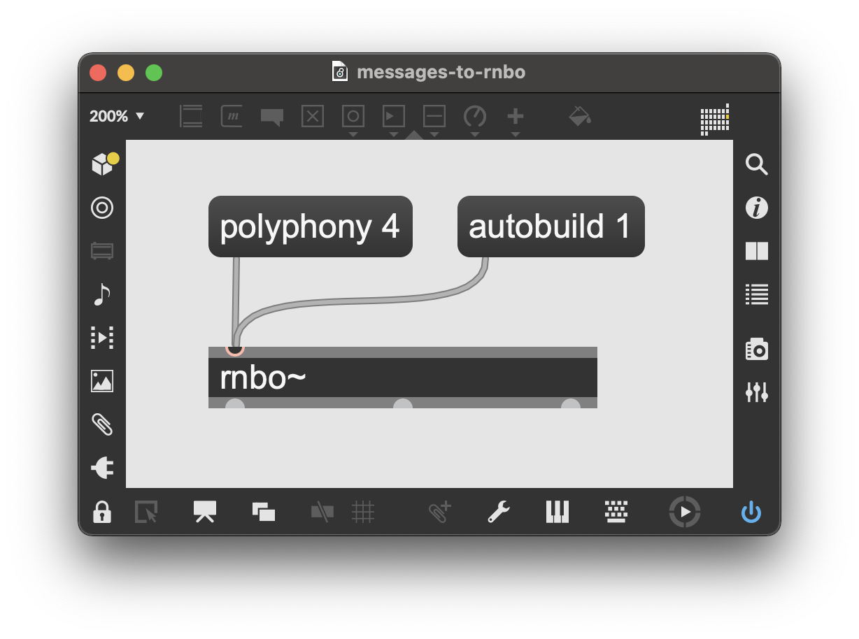 Messages to rnbo~ | Cycling '74