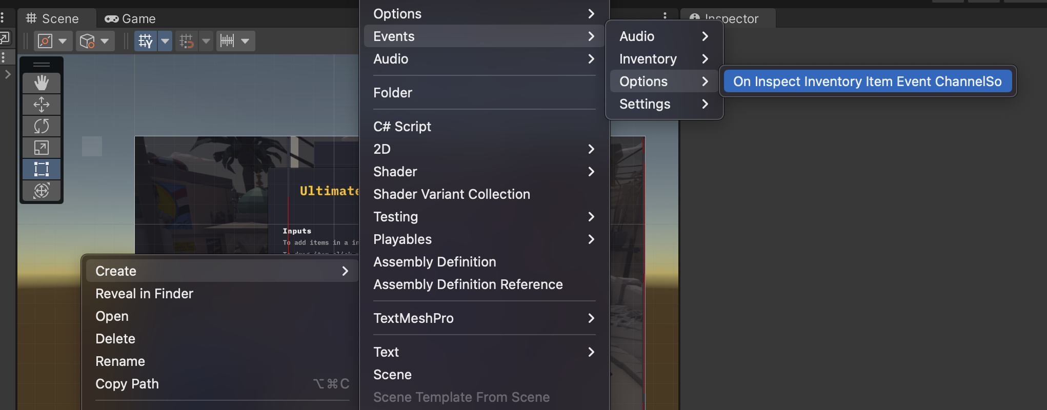 Creating an Item Option So - Ultimate Grid Inventory - Docs RushAssets