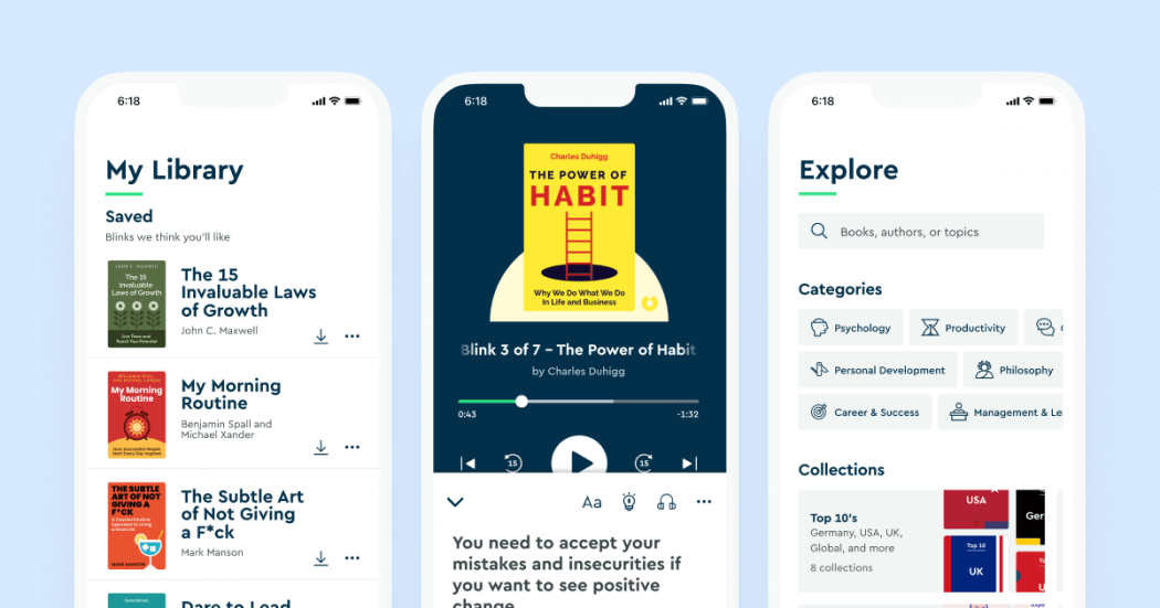 Book Summary Showdown: Blinkist vs. Getabstract - Which App Takes the ...