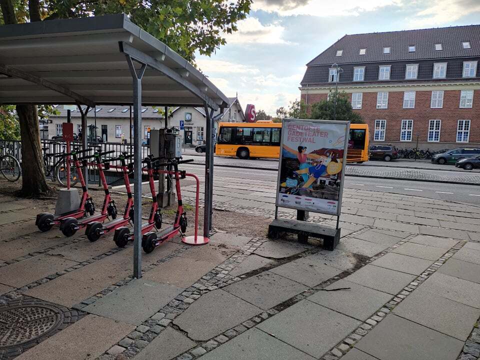 Voi | Hello Gentofte! Voi deploys e-scooters and parking rack at ...