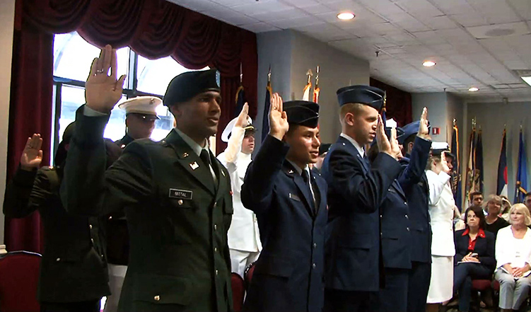 InfiniteMIT | ROTC at MIT—Taking the Oath of Office