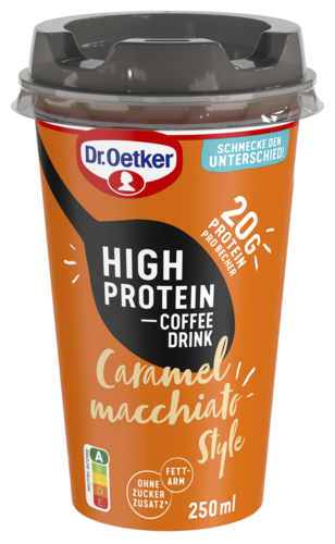 High Protein Coffee Drink - Caramel Macchiato Style - High Protein | Dr ...