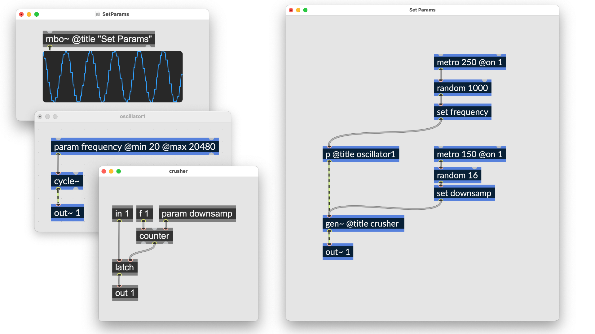 Using Parameters | Cycling '74