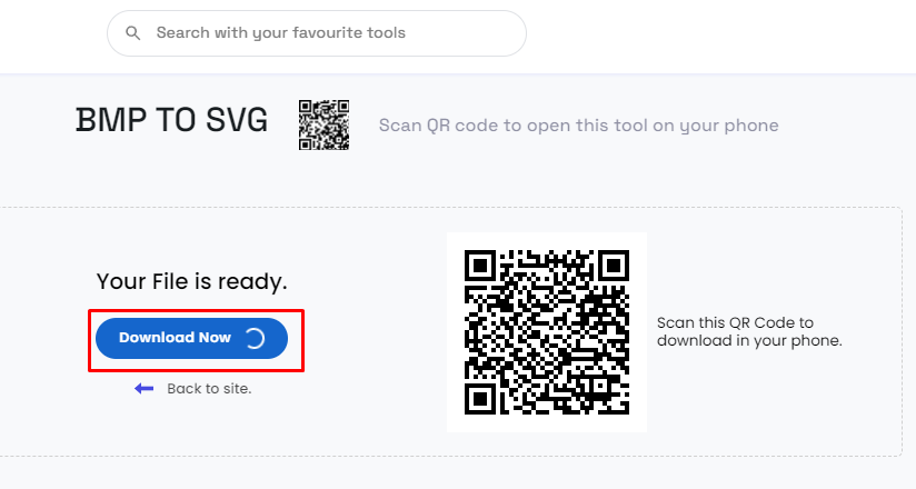 How to convert BMP to SVG