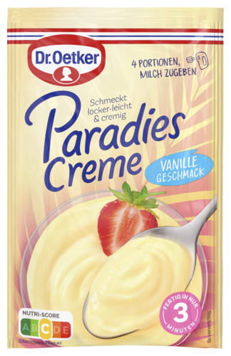 Paradies Creme Vanille-Geschmack - Paradies Creme | Dr. Oetker