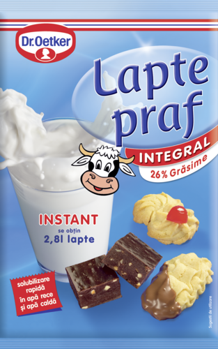 Lapte praf 380g - Lapte praf integral | Dr. Oetker
