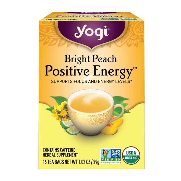 Bright Peach Positive Energy | Yogi Tea
