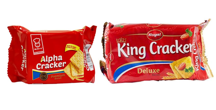 BISCUIT WARS: Alpha Cracker biscuit did not imitate King Cracker ...