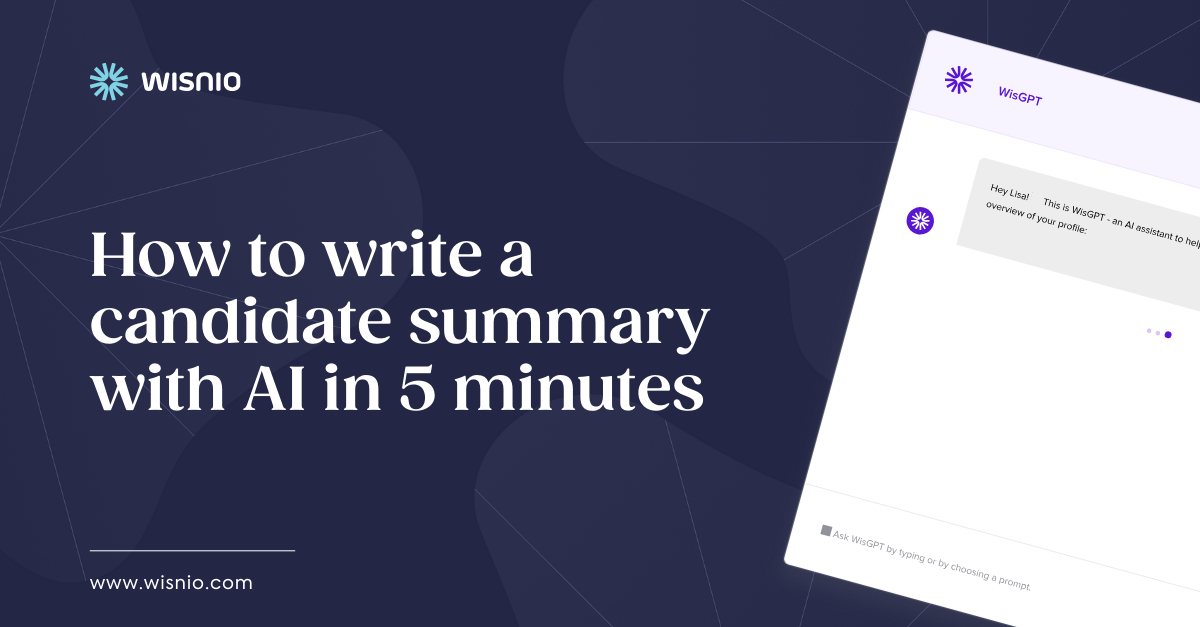 Candidate summary with AI in 5 minutes - AssessioAI