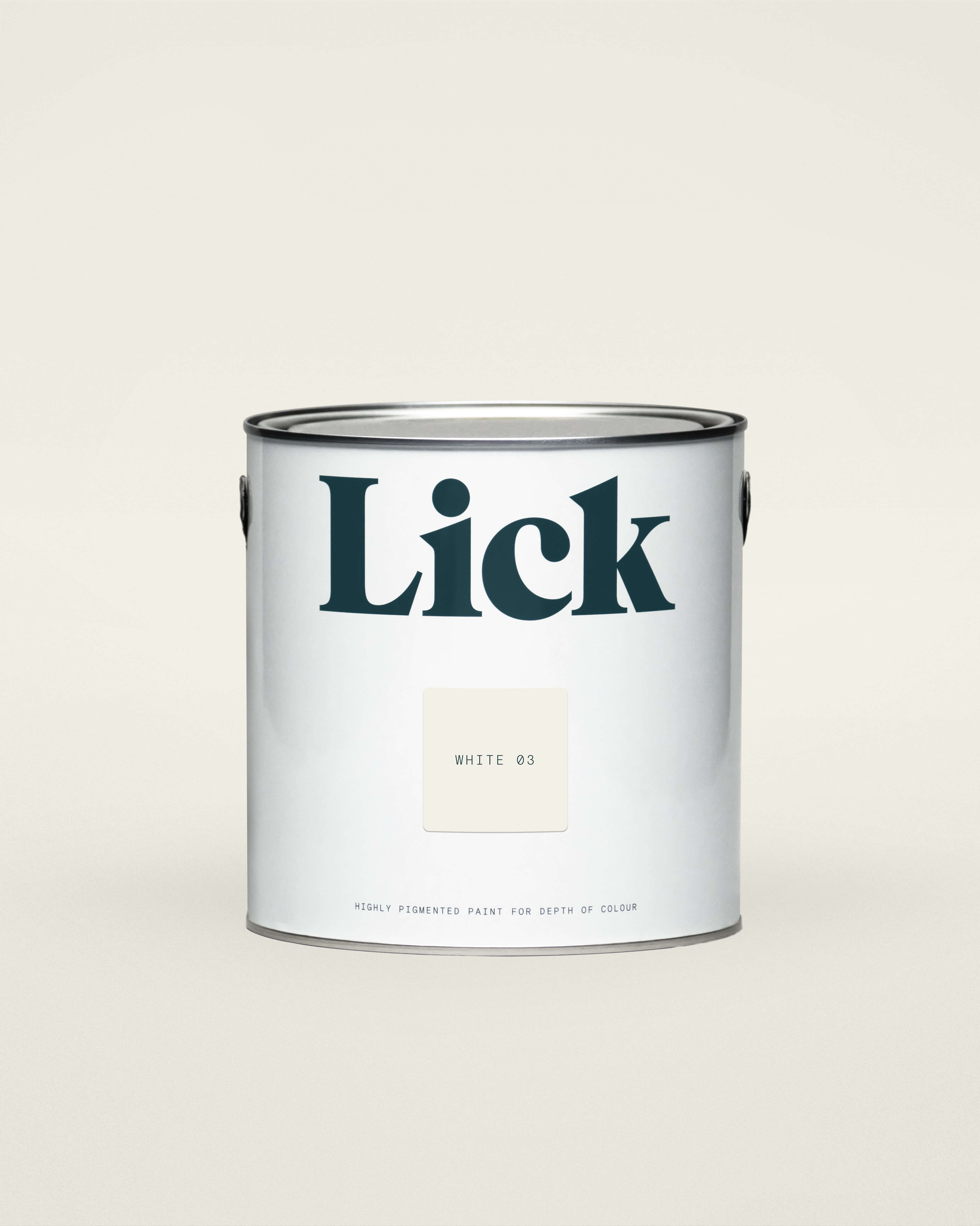White 03: Soft Creamy White Paint - Paint Sample | Lick
