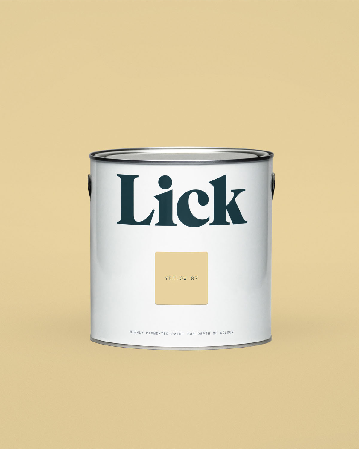 Yellow 07: Mellow Yellow Paint - Matt Emulsion Paint | Lick