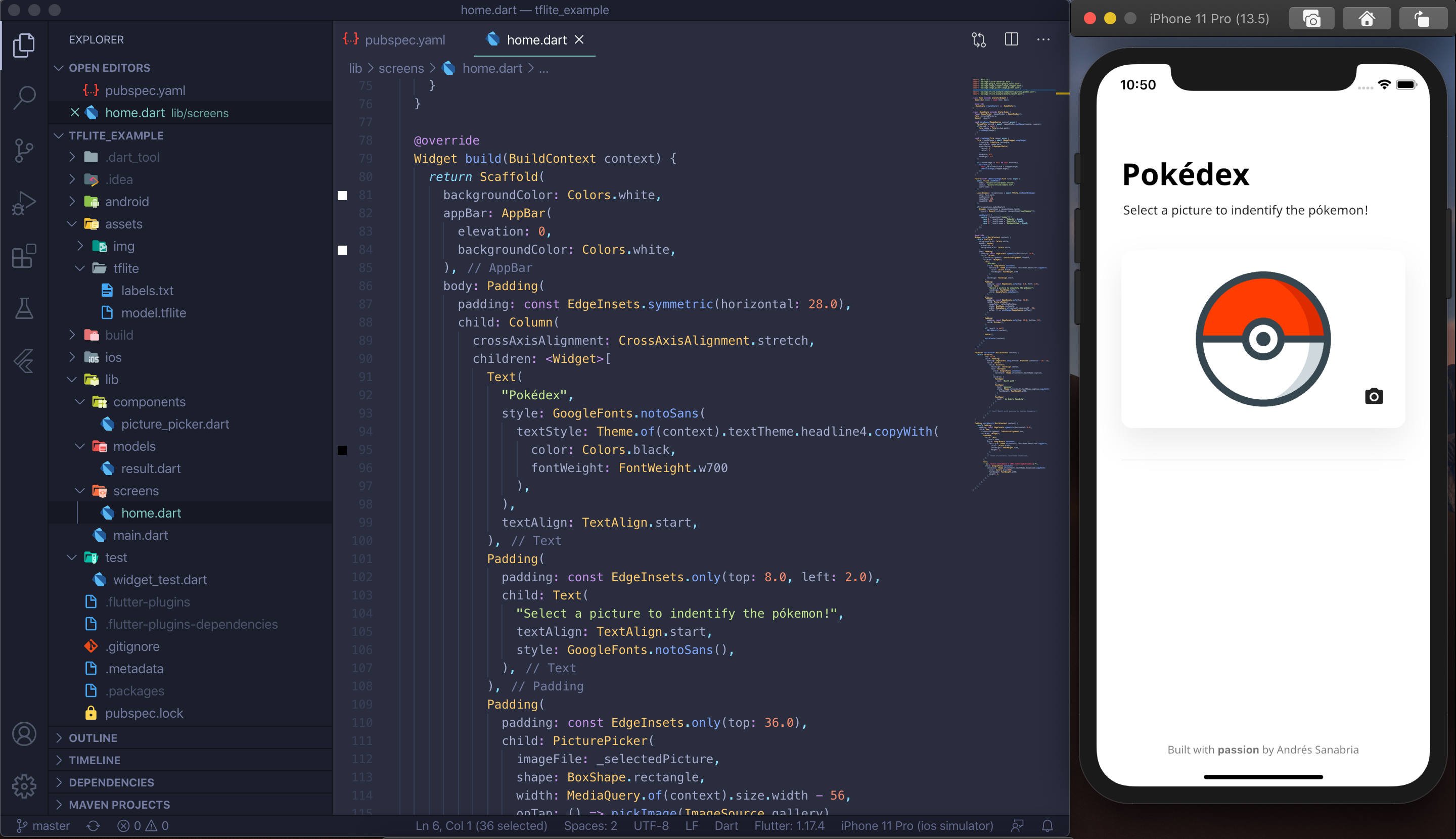How to build a Pokedex with Flutter and Tflite | andrsdev