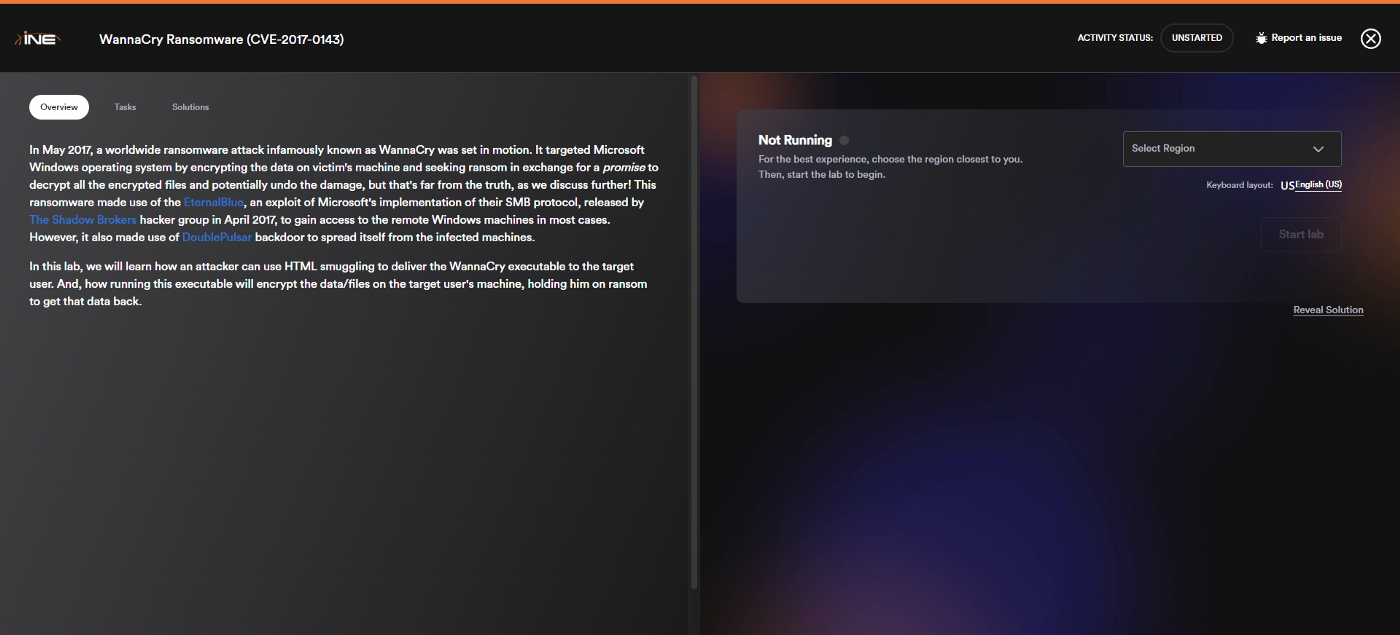 Lab Walkthrough - The WannaCry Ransomware