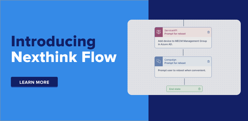 Introducing Nexthink Flow | Nexthink