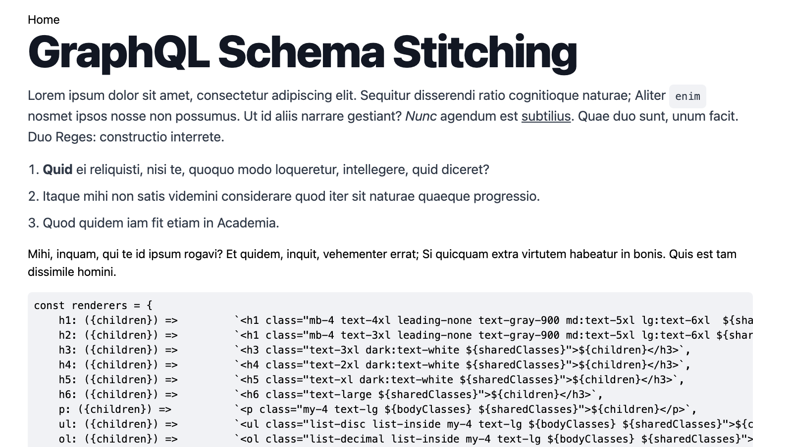 Styling Rich Text with TailwindCSS | Hygraph