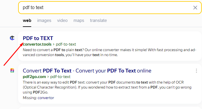 How to convert PDF to TEXT online