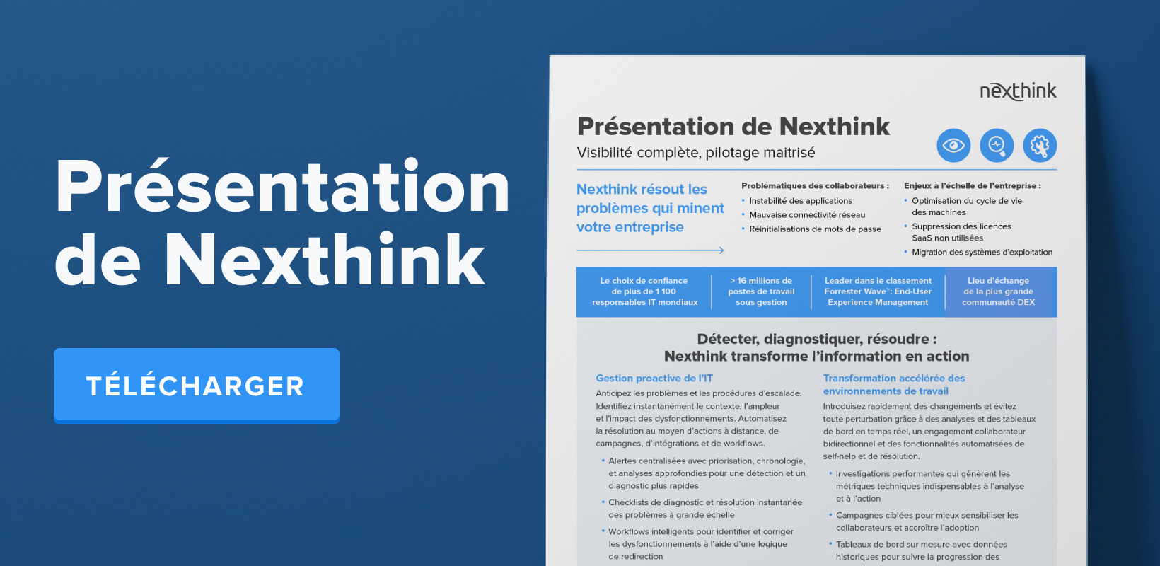 Présentation de Nexthink | Nexthink